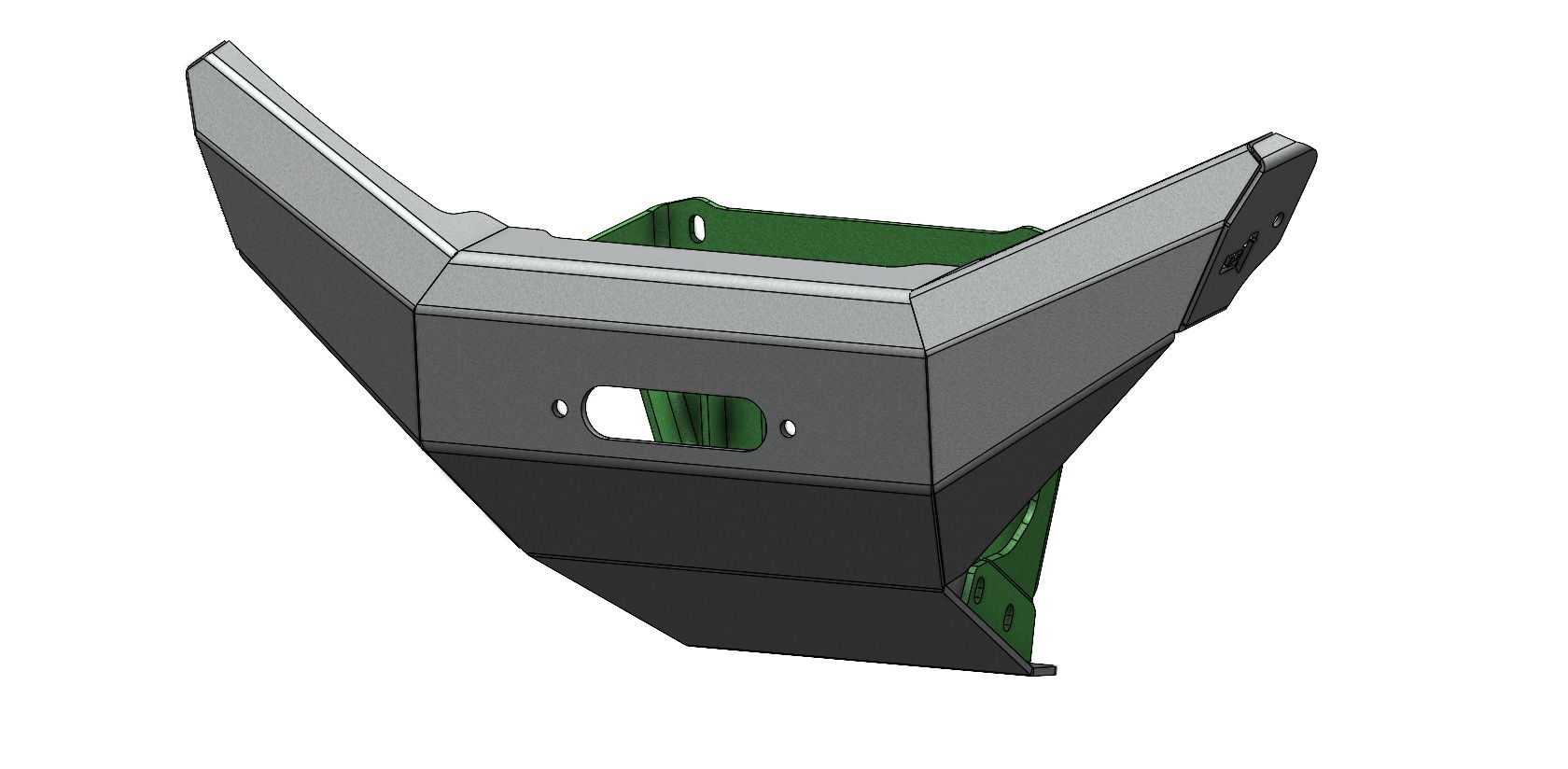 Polaris Pro R Force Recon Winch Bumper – Atlas Race Parts