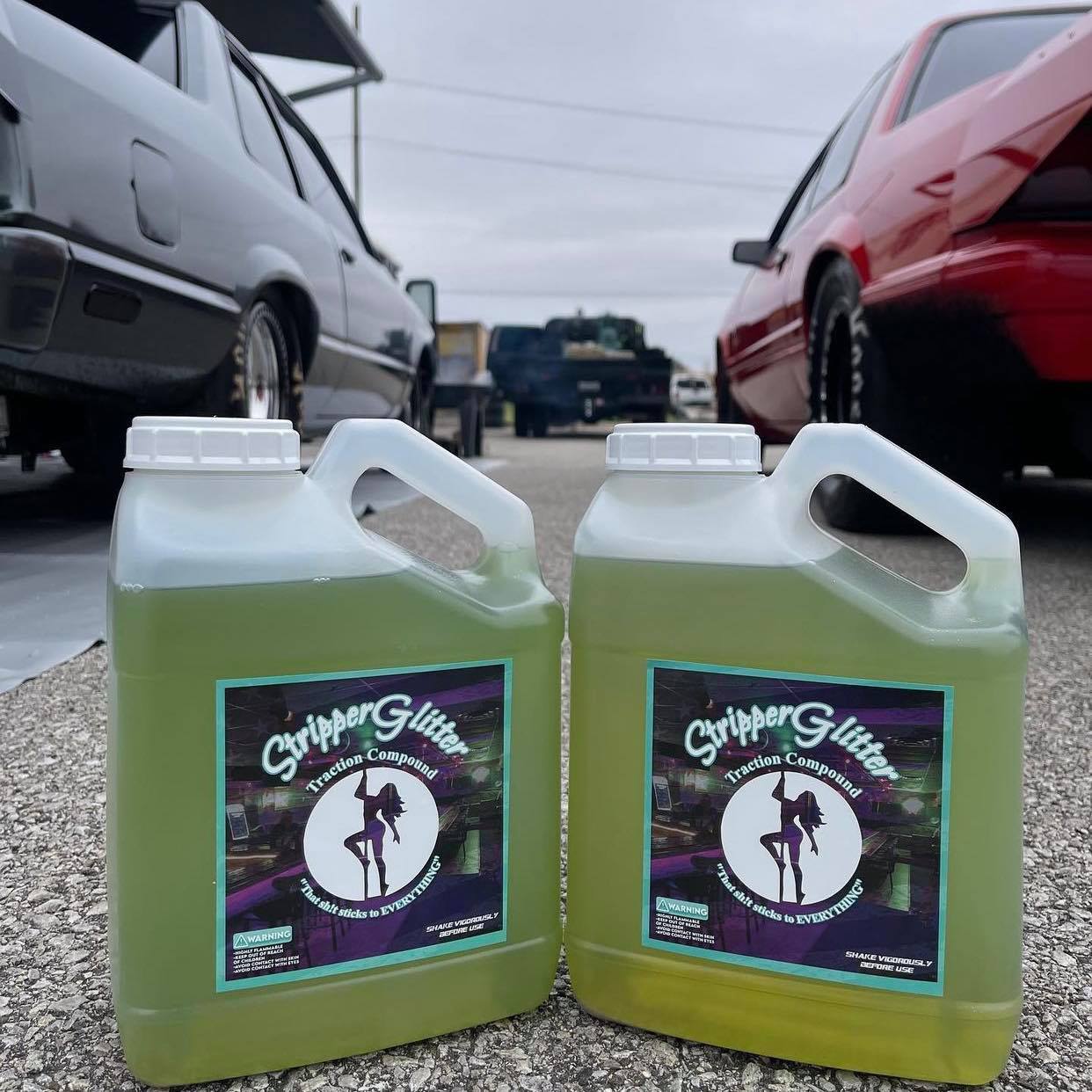 Stripper Glitter Traction Compound - 1 Gallon – Atlas Race Parts